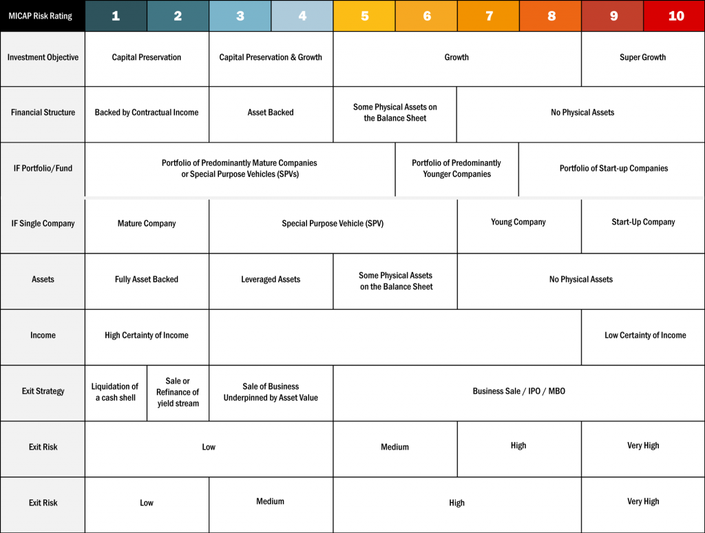 risk matrix – MICAP - MI Capital Research